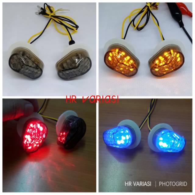 Jual Lampu Sein & Sein Tempel Mini Universal Semua Motor R15 R25 CBR Ninja Dll | Shopee Indonesia