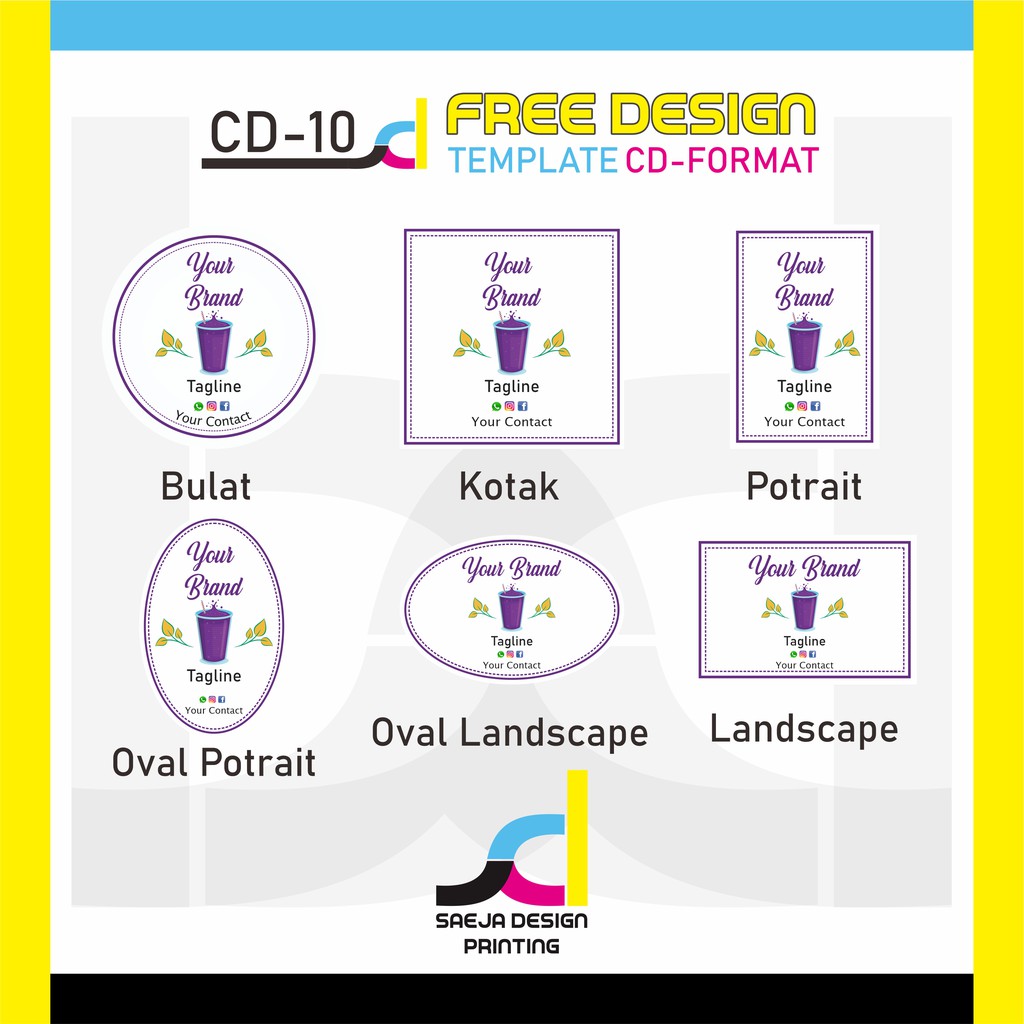 Jual Stiker Label Custom Minuman Waterproof Vinil dan Transfaran ...