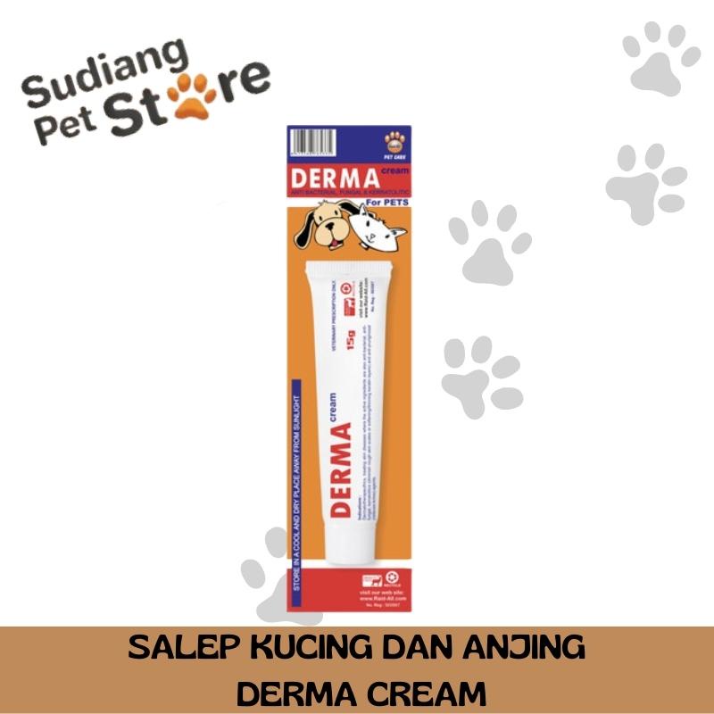 Jual Obat Salep Jamur Kucing Anjing Derma Fungal Cream Cat Dog 15 gr ...