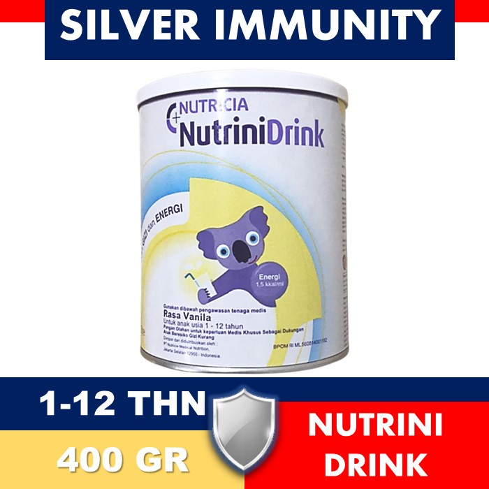 Jual NUTRINI DRINK POWDER 400 GRAM [ SUSU BUBUK NUTRINIDRINK VANILA 0 ...