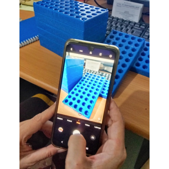 Jual Rak Botol Vial 1.5 - 2 ml Sample Vial Rack Polypropylene | Shopee ...