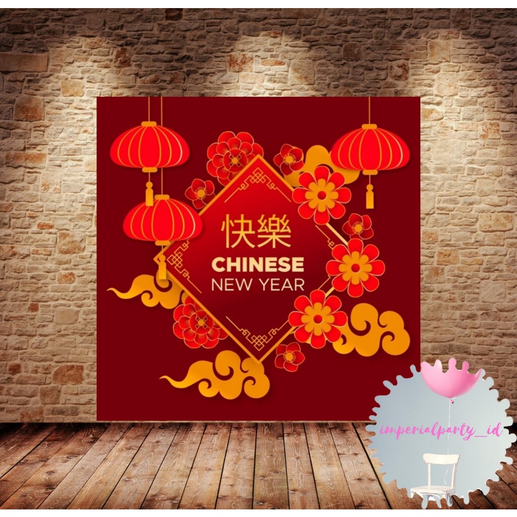 Jual Custom Backdrop Banner Spanduk Imlek Sincia Chinese New Year ...