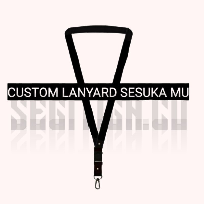 Jual Gantungan kunci (nama) tali lanyard bebas nama (custom) gantungan ...