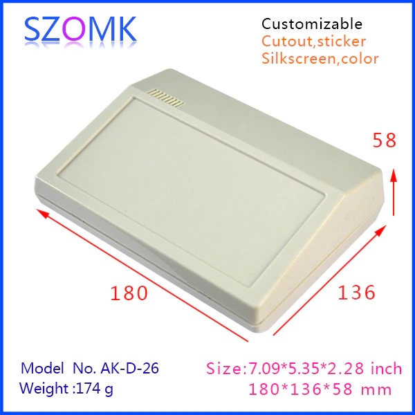 Jual AK-D-26 180x136x58mm Kotak Plastik Desktop Display Remote Control ...
