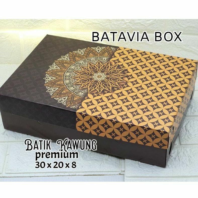 Jual Box catering premium serbaguna uk 30x20x8 pilih motif | Shopee ...