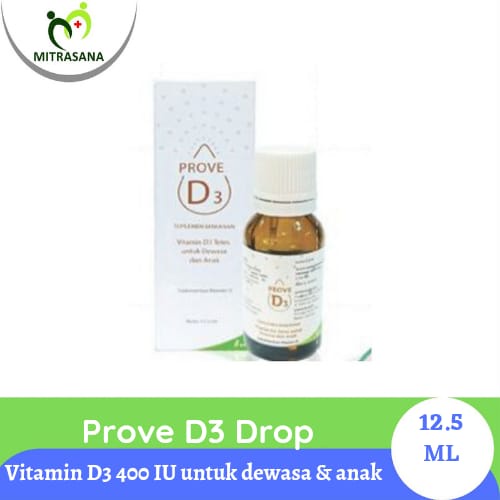 Jual Prove D3 Drop - Vitamin D3 400 IU Tetes 12.5 ml untuk Dewasa dan ...