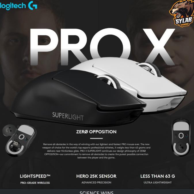 Jual Logitech G PRO X Superlight Wireless Gaming Mouse - Hitam | Shopee ...