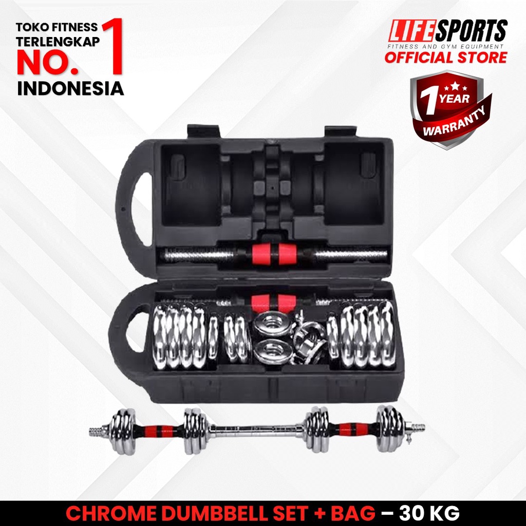 Jual LIFESPORTS - New Alat Olahraga Fitness Sport Gym Barbel Dumbbell ...