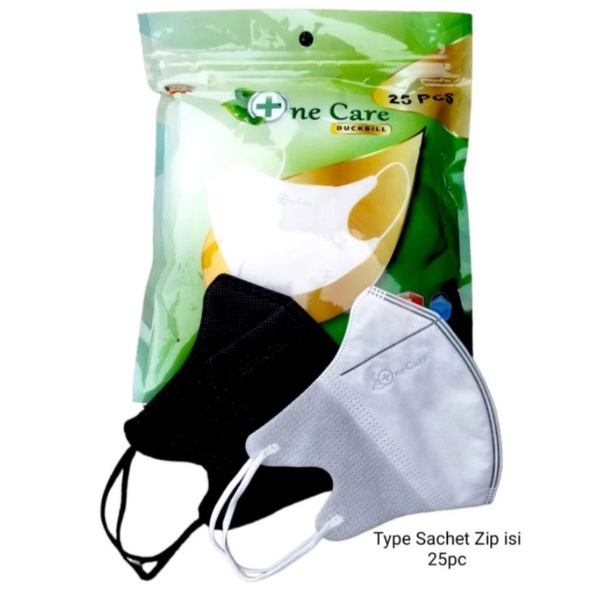 Jual Masker One Care DUCKBILL 4ply isi 25pcs mask Kemenkes | Shopee ...
