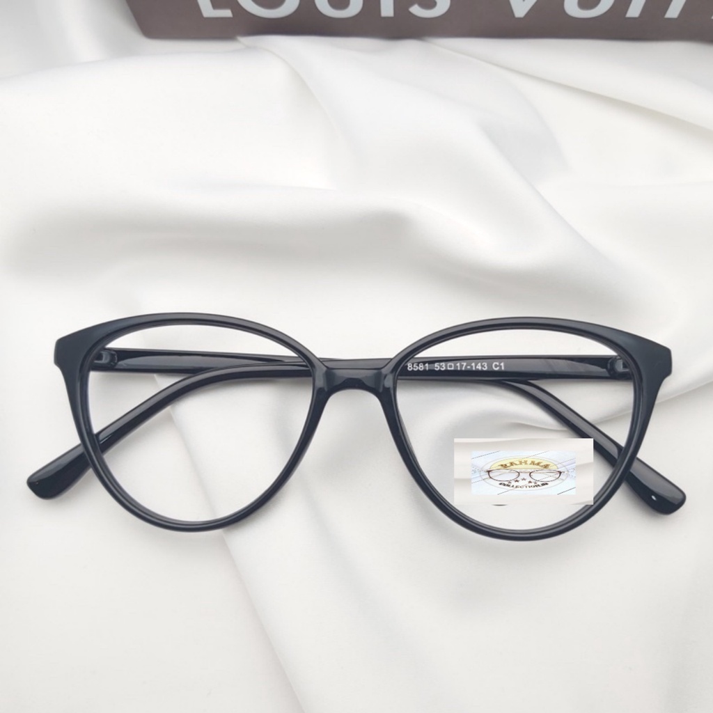 Jual FRAME KACAMATA WANITA CEWEK CAT EYE 608 LENSA MINUS PLUS CYLINDER ...