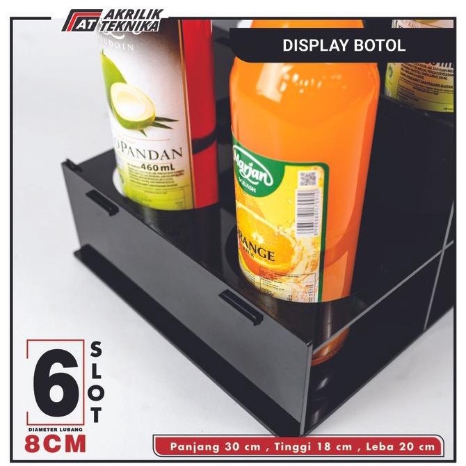 Jual Rak / Display Botol Sirup / Syrup / Organizer Minuman Kafe / 6 ...