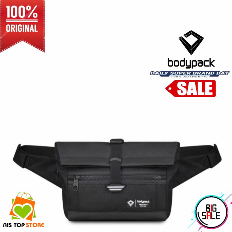 Jual 🆂🅰🅻🅴%̶!!BODYPACK PRODIGERS BINDSTRIP 2.0 BLACK SLING BAG 4L ...