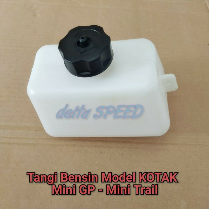 Jual Tangki Bensin Kotak Motor Mini 50cc - Mini GP - Trail - Fuel Tank ...
