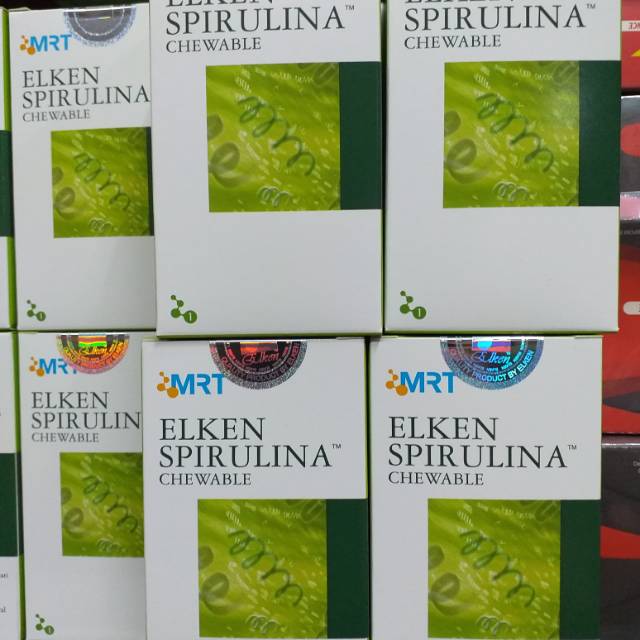 Jual Elken spirulina chewable isi 500 tablet original | Shopee Indonesia