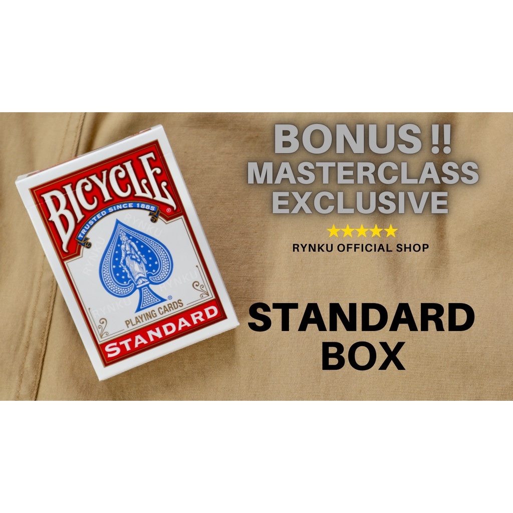 Jual KARTU REMI BICYCLE STANDARD DECK PLAYING CARDS MERAH RED | Shopee ...