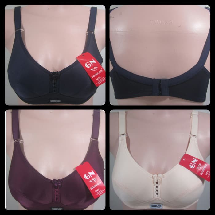Jual Golden Nick K370 | Bra / BH Pakaian Dalam Wanita Tanpa Kawat Polos Basic Golden Nick COD ...