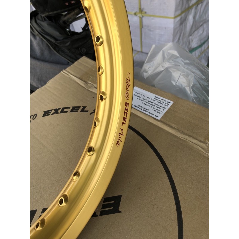 Jual velg takasago excel asia ring 18 gold ukuran 215 | Shopee Indonesia