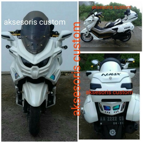 Jual Unik full modif nmax model alien lengkap dengan warna 2017 Limited ...