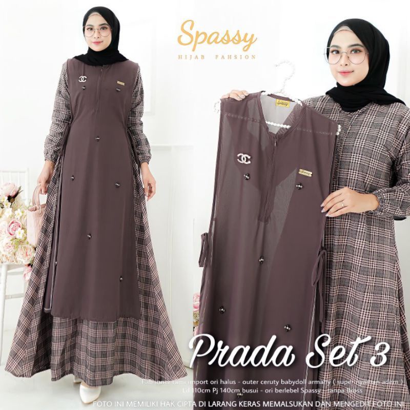 Jual Prada Set 3 Label MADANI | Shopee Indonesia
