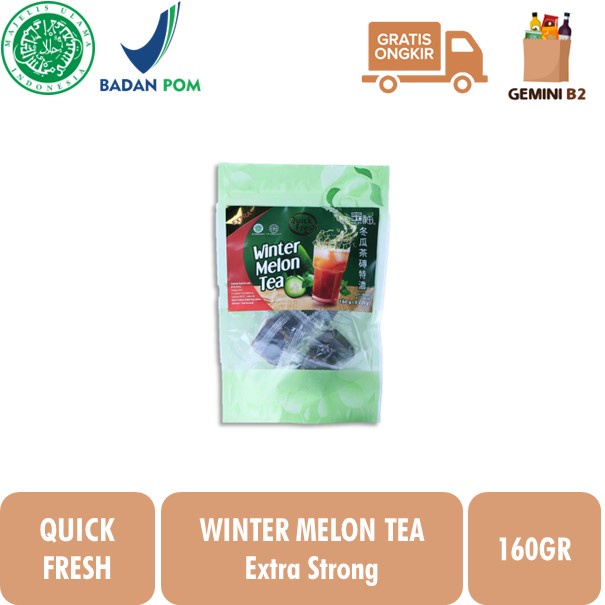 Jual Quick Fresh Winter Melon Tea (Buah Kundur) Rasa Strong 160GR ...