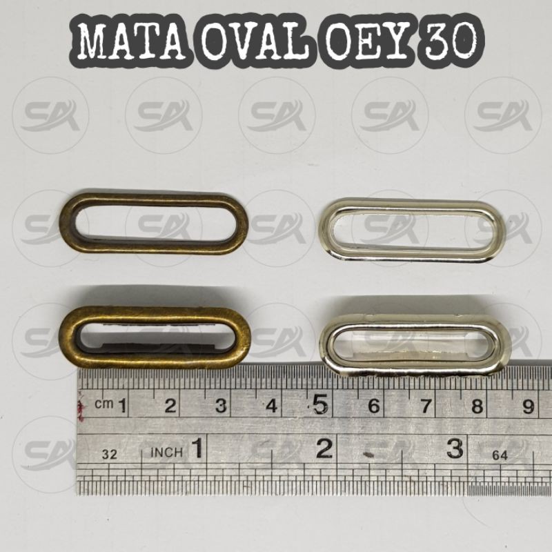 Jual EYELET MATA RING OVAL OEY 30 AF (BKS | 100 pc) | Shopee Indonesia