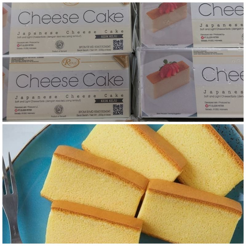 Jual BERNARDI RIOUS Gold Cake CHEESE CAKE 200 gr - Japanese Cake ...