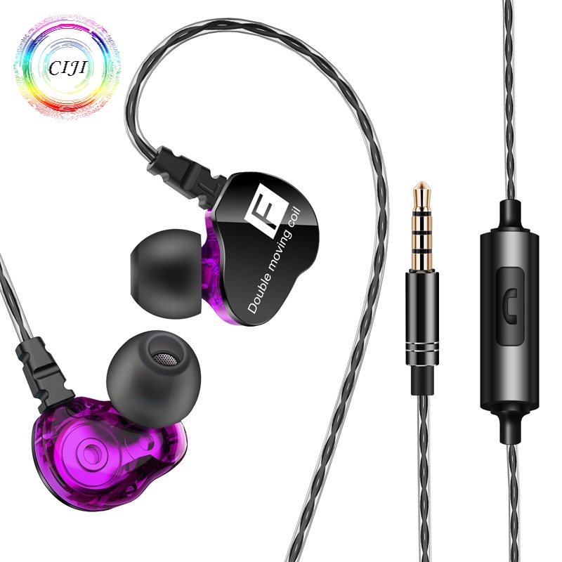 Jual CIJI Earphone-QKZ / Earphone Sport Running Stereo Sound With ...