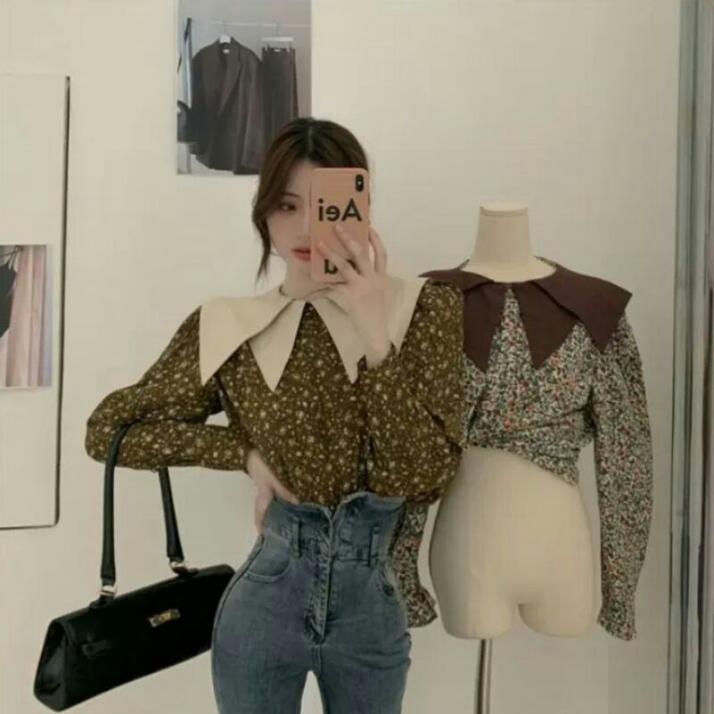 Jual ATASAN KERAH UNIK BAJU COSPLAY PERI BLOUSE KERAH | Shopee Indonesia