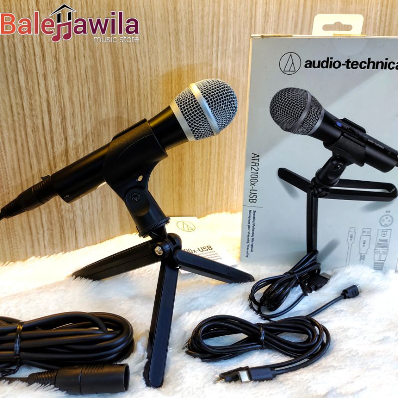 Jual Mic Dynamic Audio Technica ATR2100 USB ATR 2100 USB ATR2100USB ...