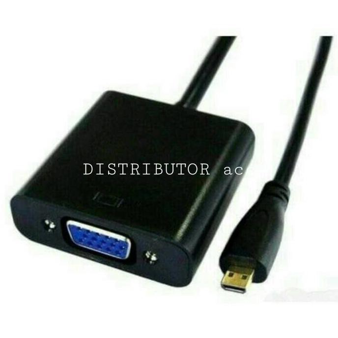 Jual KABEL MICRO HDMI TO VGA CONVERTER MIKRO KE LAPTOP ASUS ACER NEXUS ...