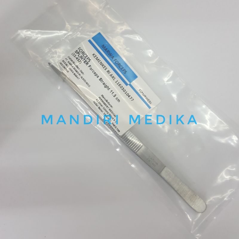 Jual Pinset Splinter Forcep 11.5cm Original Marwa | Shopee Indonesia