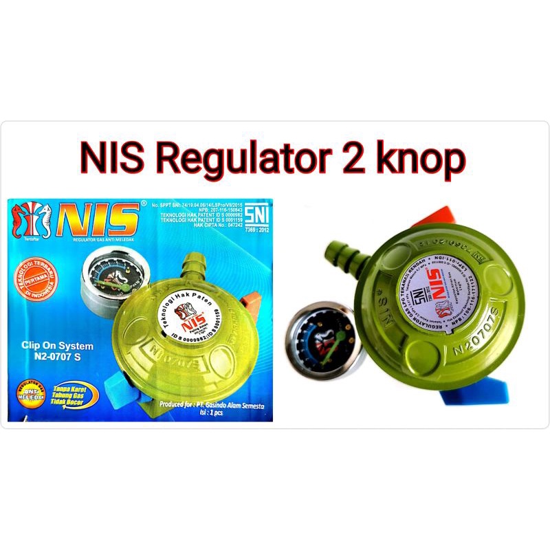 Jual NIS / Poligas / Polygas Regulator Meter Double Knop 2 knop ...