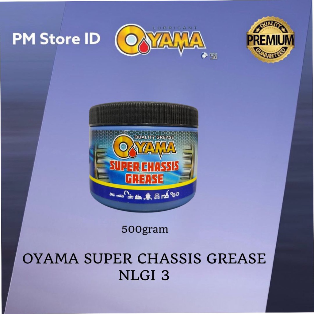Jual MINYAK GEMUK OYAMA SUPER CHASSIS GREASE NLGI 3 / 500gr | Shopee ...