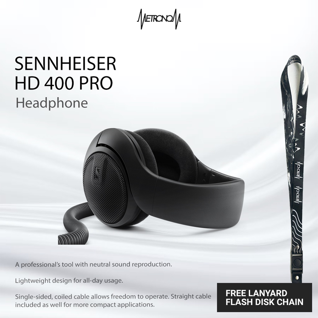 Jual Sennheiser HD 400 PRO Open Back Dynamic Headphones | Shopee Indonesia