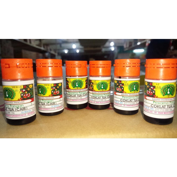 Jual Pewarna Makanan Cap Merak 15 ml | Shopee Indonesia