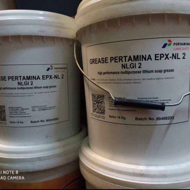 Jual Gemuk pertamina EPX-NL2 NLGI 2 multi - purpose Lithium soap Grease ...