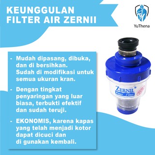 Jual Filter Air Zernii Zerni penyaring penjernih Kran Air | Shopee ...