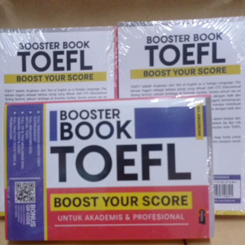 Jual BOOSTER BOOK TOEFL | Shopee Indonesia