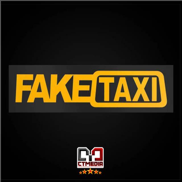 Jual Sticker Cutting Model FAKE TAXI Sticker Mobil Decal Sticker Stiker ...