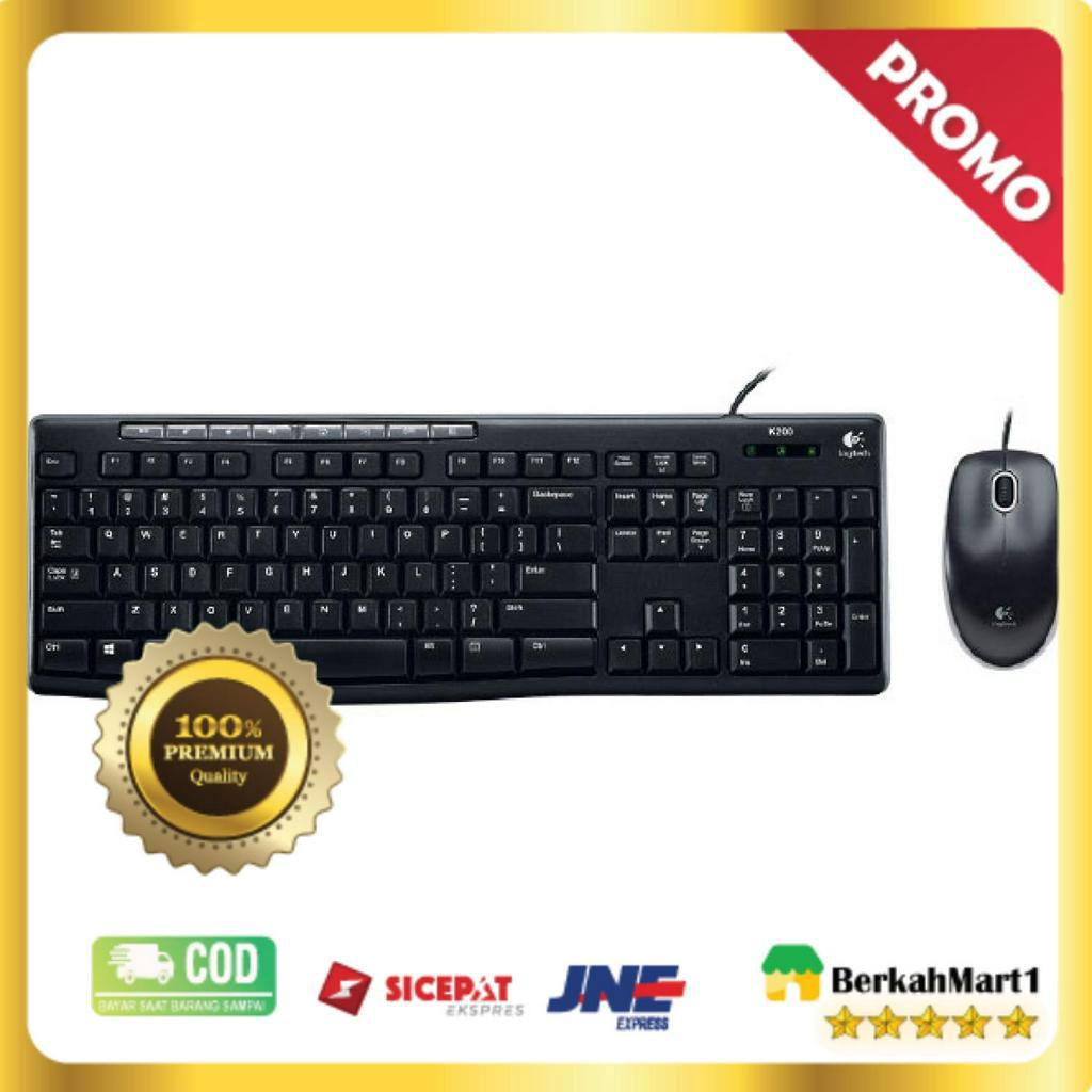 Jual Logitech Media Combo Keyboard And Mouse Mk200 Shopee Indonesia