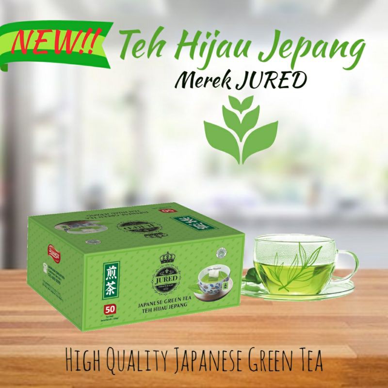 Jual Teh hijau jepang merek JURED /Japanese green tea/ healthy drink ...