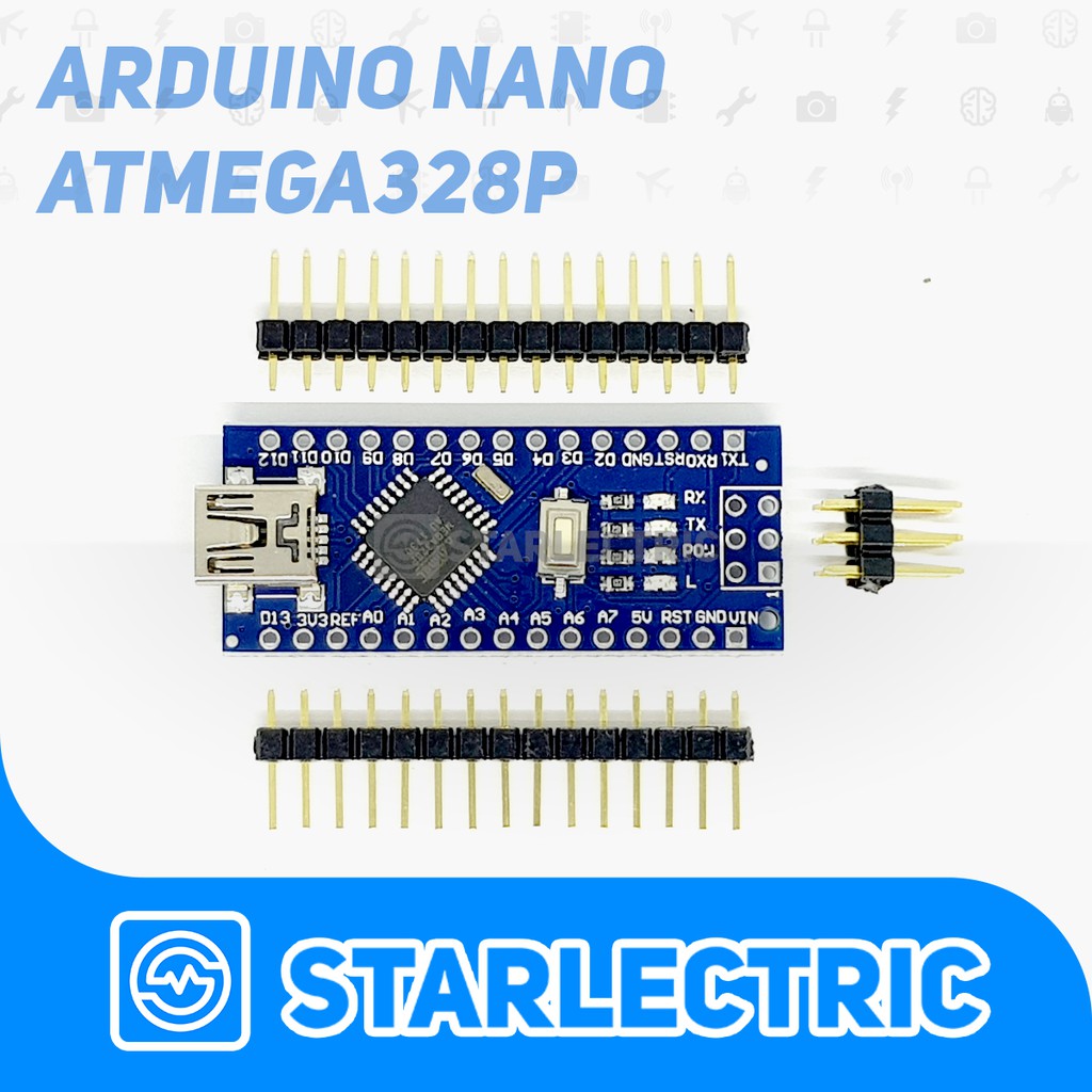 Jual Nano V3.0 - Arduino Nano Complatible Atmega328p | Shopee Indonesia