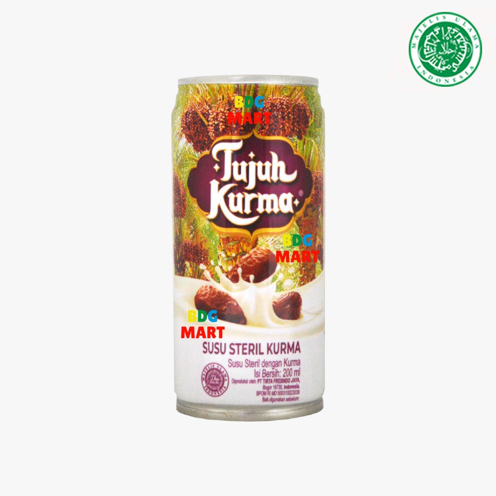 Jual Tujuh Kurma Minuman Susu Steril Dengan Kurma Susu Sehat Halal MUI ...
