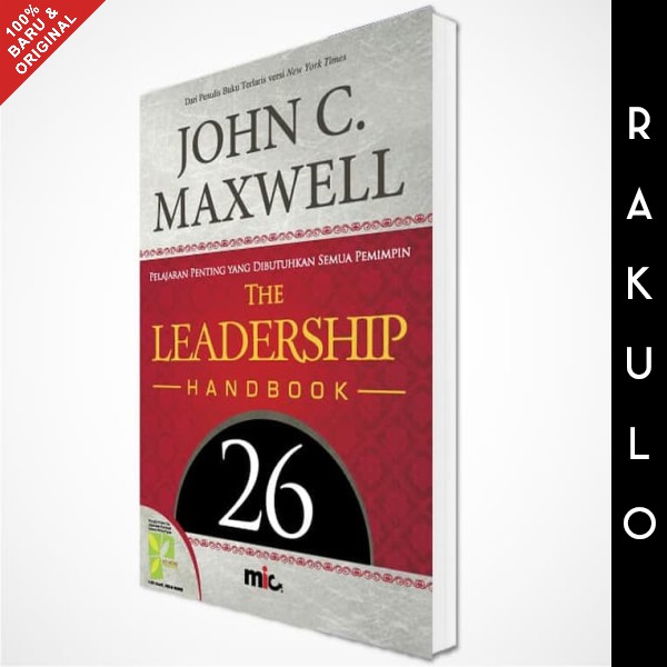 Jual Buku The Leadership Handbook 26 - John C Maxwell - MIC | Shopee ...