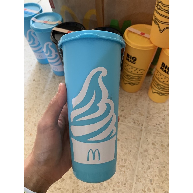 Jual Reusable cup McD 500ml. tumbler McD. gelas McD. botol minum McD ...