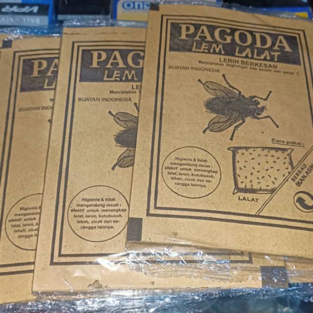 Jual Lem Lalat Buah Pembasmi Hama Lalat Laler Pagoda Kimo Nempel Ampuh ...