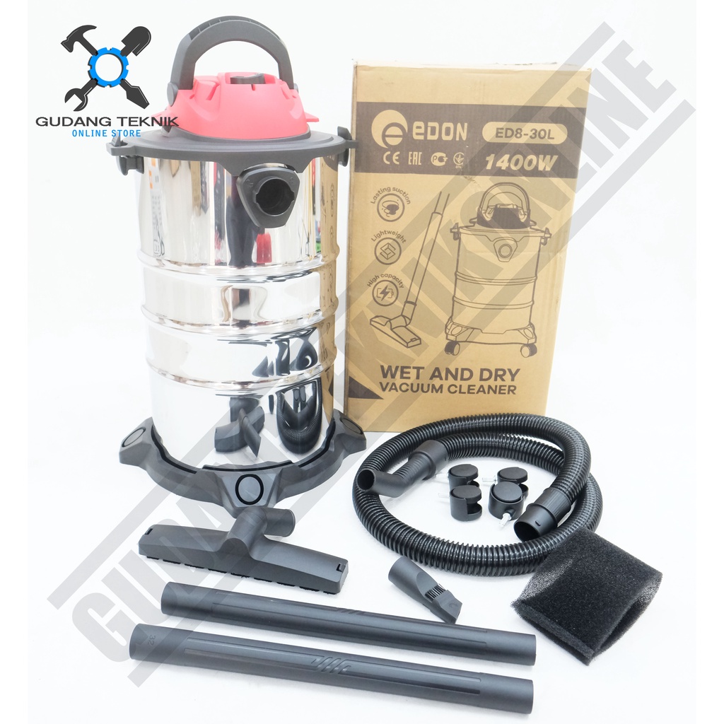 Jual Vacuum Cleaner EDON 30L ED8-30L Wet Dry / Alat Penyedot Debu Vacum Vakum 30 Liter EDON ED8 ...