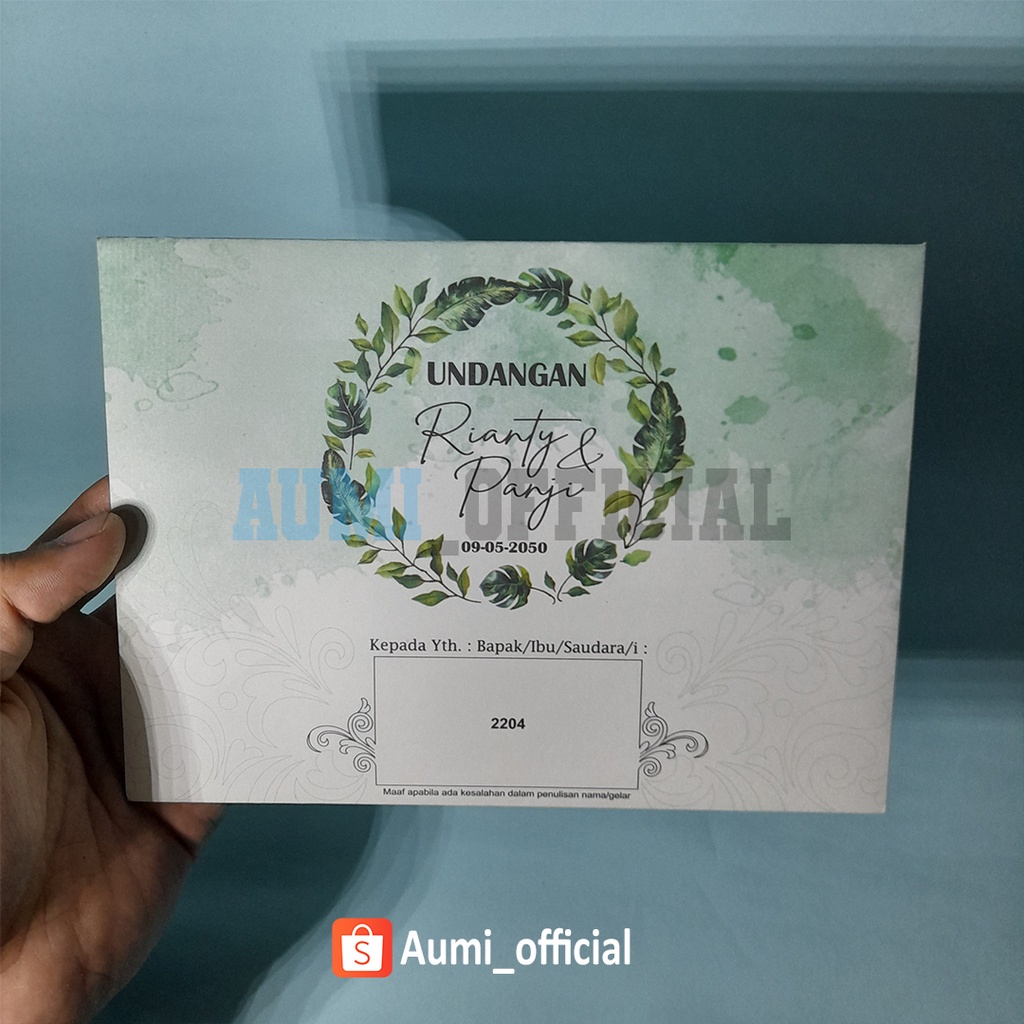 Jual Blangko Undangan Erba 2204 Undangan pernikahan Bisa dicetak ...