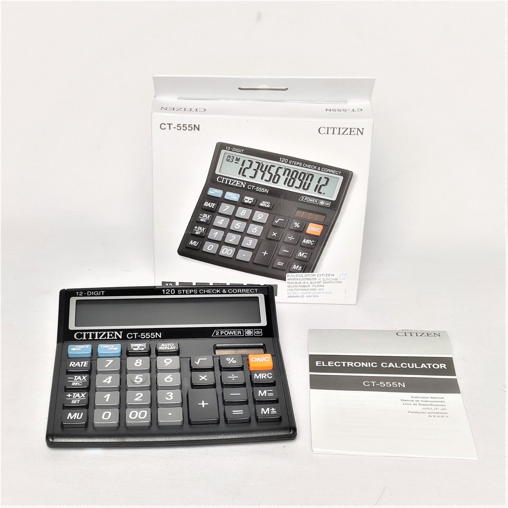Jual Citizen Electronic Calculator CT-555N | Shopee Indonesia