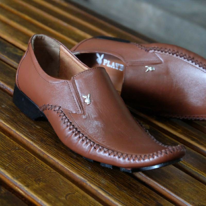Jual Sepatu Pantofel Pria playboy 212 Cokelat Terbaru Untuk Kerja ...
